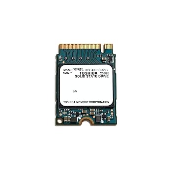 【中古】Kioxia SSD 256GB M.2 2230 30mm NVMe PCIe Gen3 x4 KBG40ZNS256G BG4 ソリッドステートドライブ Surface Pro Steam Deck Dell HP Lenovo...