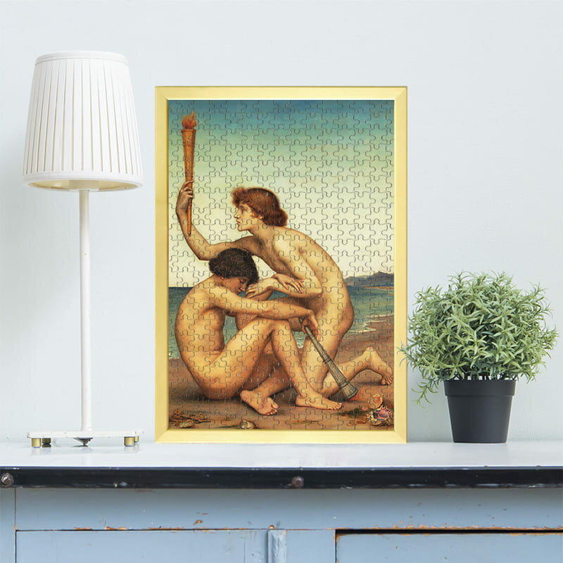 パズルサイズ 399×285mm ピース数 315 / 117 / 40ピース パズル素材 ボール紙 世界中の有名な作家が描いた名画。それらの中で、著作権が切れてパブリックドメインとなった作品を使用した、ジグソーパズルです。ピースサイズも3...