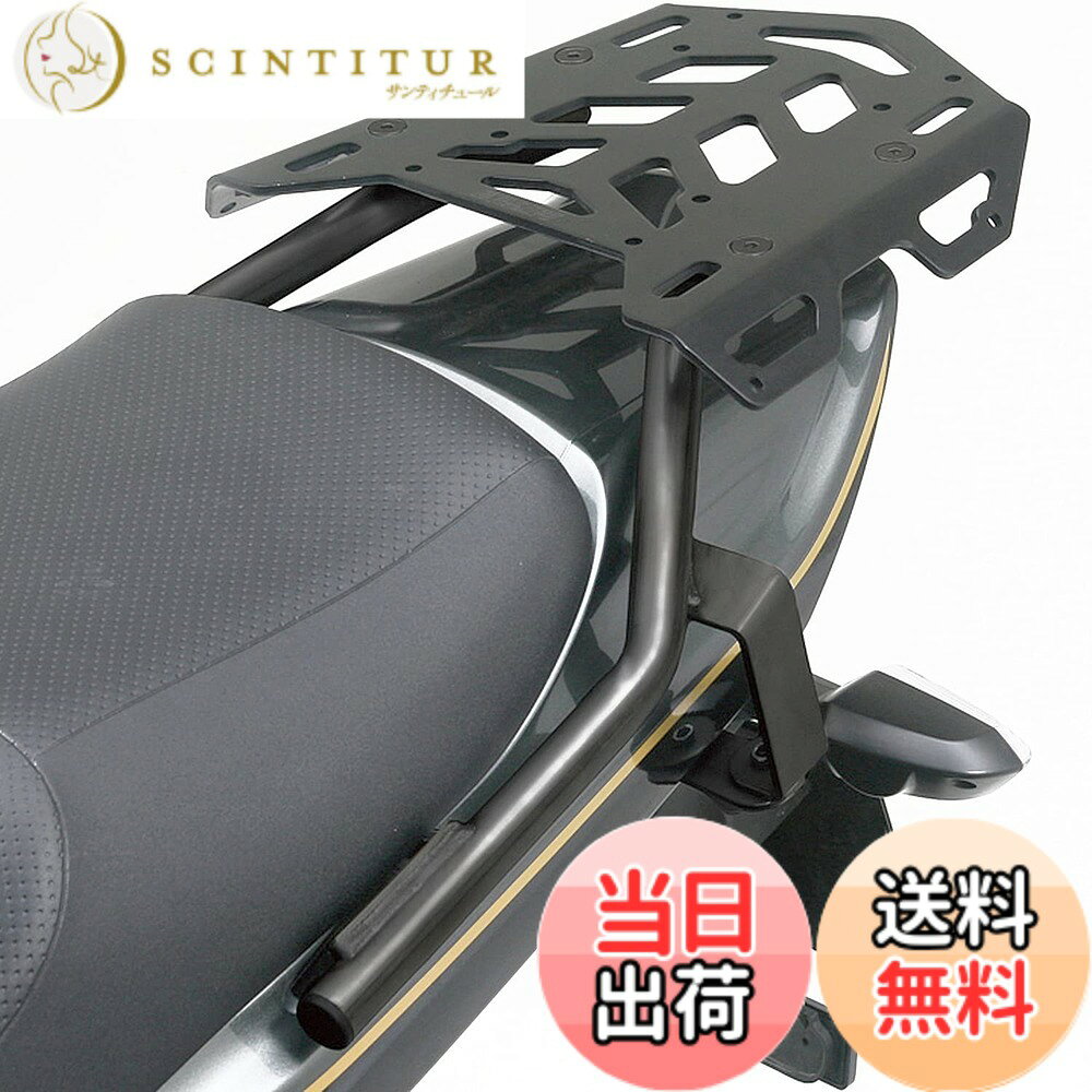 商品情報 商品の説明 スタイリッシュにデザインされたバイク用キャリア 。荷物非搭載でも違和感のない車体フォルムを実現。トッププレートはアルミ製黒塗装仕上げ、フィッティングはスチール製電着黒塗装仕上げ。 【注意】 純正カウルの一部をカットして...