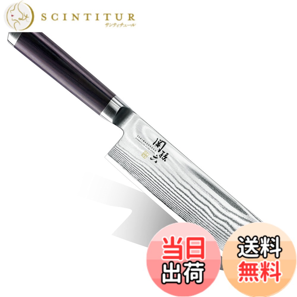 商品情報商品の説明-主な仕様 プロのニーズにも応えられる、ジャパンデザインの高級ライン!!刃体表面は、日本刀を彷彿とさせる美しいダマスカス模様が広がり、ハンドルには手に程よくフィットする逆三角形のシェイプ。切れ味、使い心地、デザイン性という...
