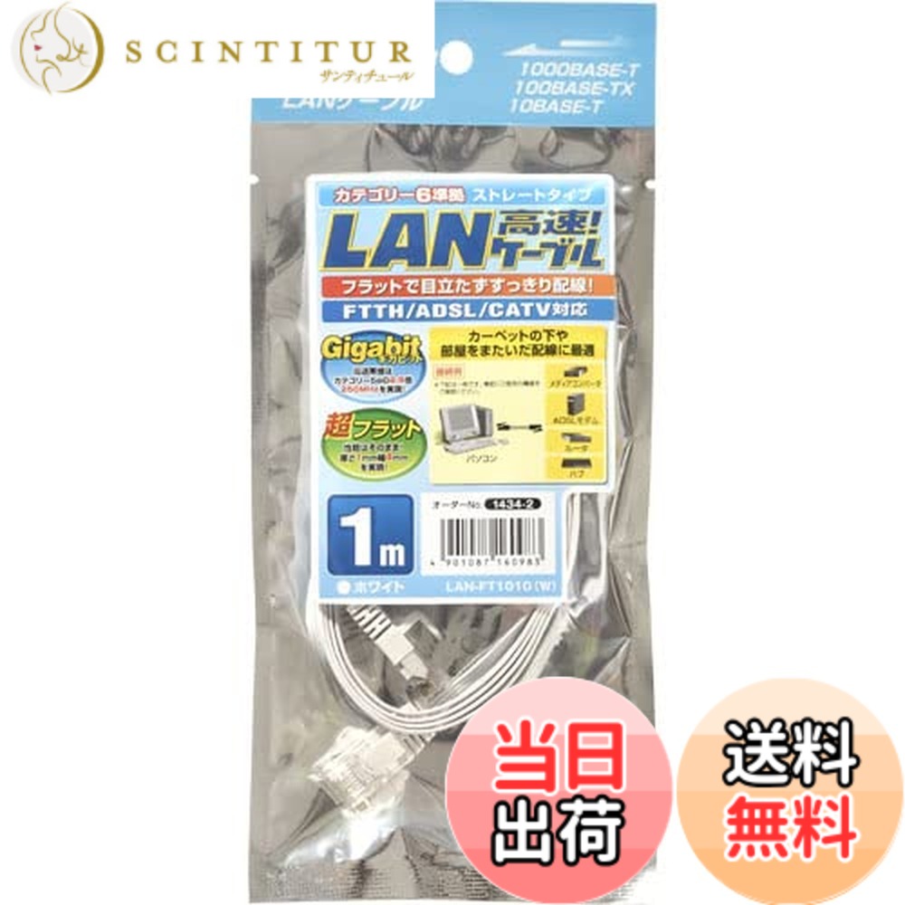 商品情報商品の説明●FTTH・ADSL・CATV対応 ●カテゴリ6準拠主な仕様 ■8極8芯用 ■カラー：ホワイト ■ケーブル長：1m