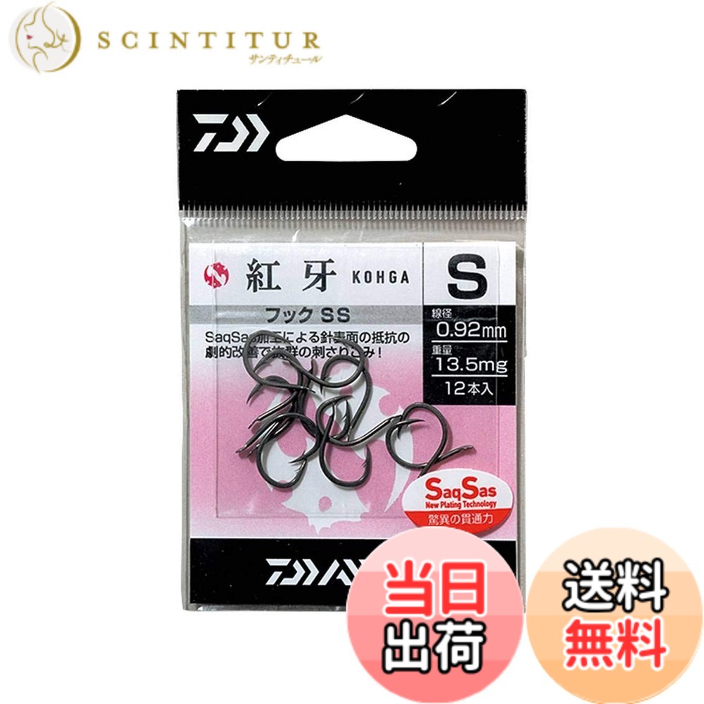 商品情報商品の説明紅牙BAYRUBBERに採用されているサクサスフックのバラ針。主な仕様 サイズ:Sbr入数:12本使用可能な釣法:タイラバ主なターゲット:マダイ ロックフィッシュ アマダイ ホウボウ