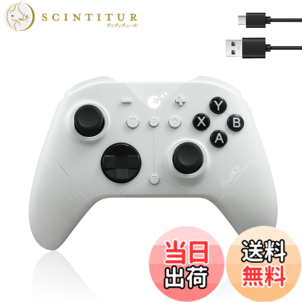 商品情報商品の説明主な仕様 【eスポーツレベルの超高速無線コントローラー＆幅広い互換性】GuliKit独自開発の「Hyperlink 2」ワイヤレス技術により、PCのBluetoothモードでは730Hzのポーリングレートで3.25msとい...