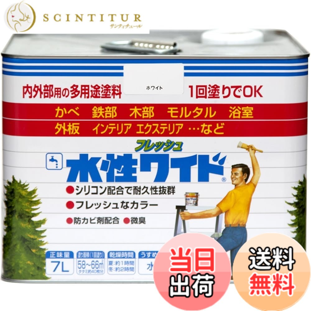 商品情報商品の説明塗膜は汚れにくく、付着した汚れも水ぶきで簡単に洗浄できる(ウォッシャビリティに優れる)高性能塗料です。 タレにくい、微臭タイプ。 強力かび止め剤、さび止め剤配合。 JIS-K-5663(合成樹脂エマルションペイント)主な仕...