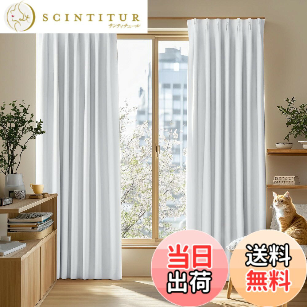 商品情報商品の説明主な仕様 【遮光性能と等級】厚手ポリエステル生地で光をしっかりカットし、淡色カーテンは2級遮光（遮光率99.91%）でやさしい採光を保ちながら、昼間のまぶしさや夜間の視線を効果的に和らげます。【形態記憶と美しいライン】形態...