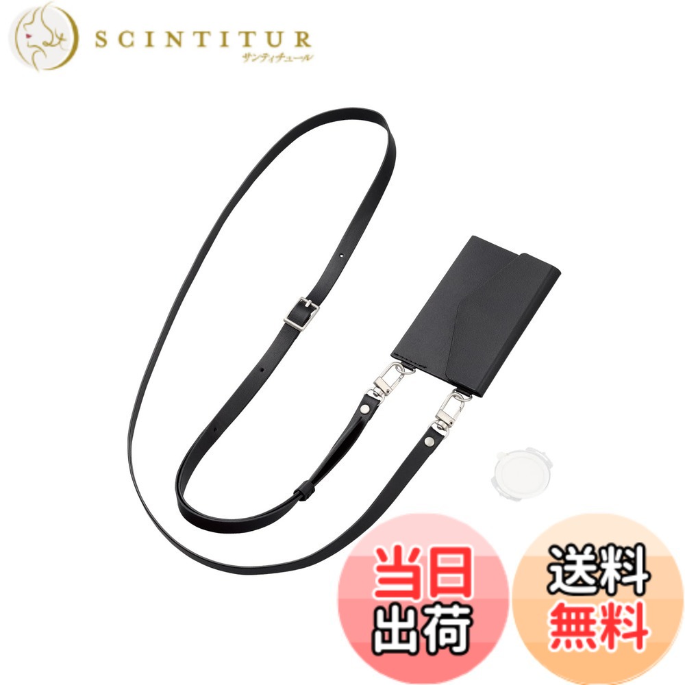 商品情報商品の説明【仕様】 ■セット内容：ショルダーストラップ、カードケース、ベースパーツ、吸着強化フィルム、交換用両面テープ ■サイズ：ショルダーストラップ:全長約530mm-約650mm、カードケース:(収納時)W約64mmxD約7mm...