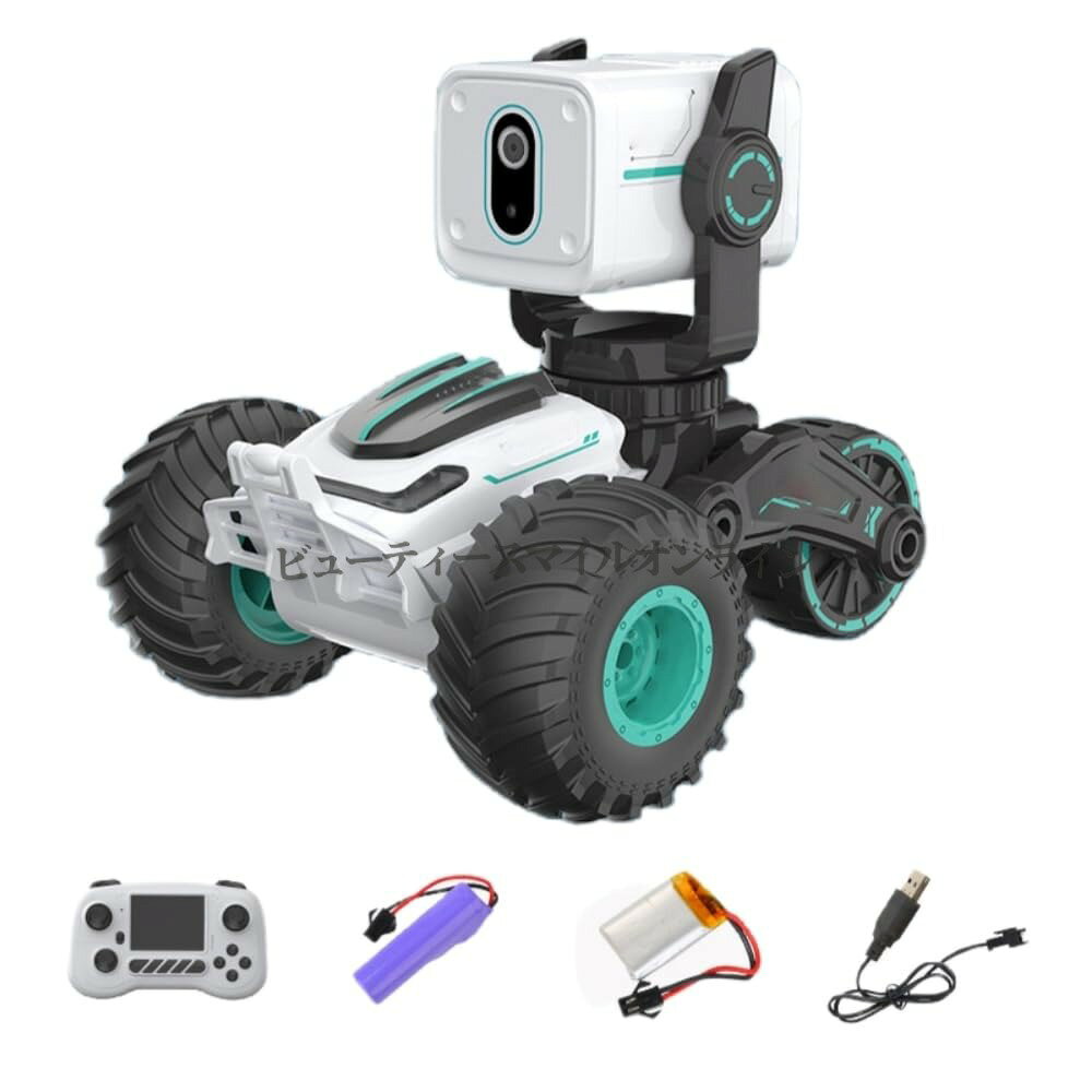 【商品名】ラジコンカー 4Kカメラ搭載 スマホ連動 リアルタイム配信可能 子供用 オフロード走行 防水設計 超広角レンズ 長寿命バッテリー リモートコントロールカー 誕生日プレゼント 室内外対応 丈夫な素材 親子で楽しめる 本格的な操縦体験...