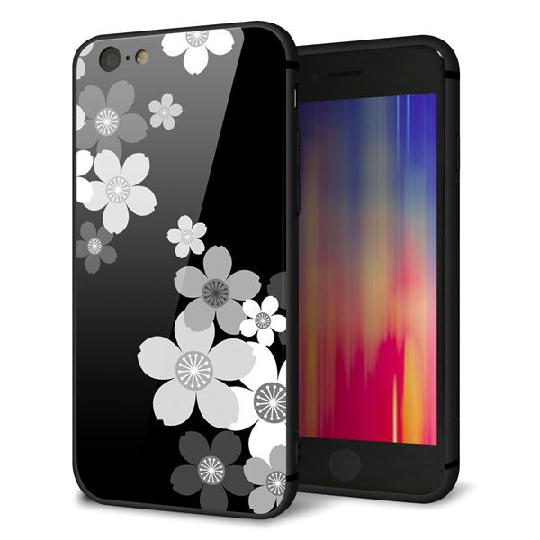 ★商品説明 ・背面のガラスにデザインをしたケースになります。 ・ガラス、ケースには機種ごとに専用のカメラ穴が開いております。 ・ケースにはストラップを取り付ける穴がございます。 ・ガラスを取り付けるケースは側面がTPU、ガラスの接着面がPC...