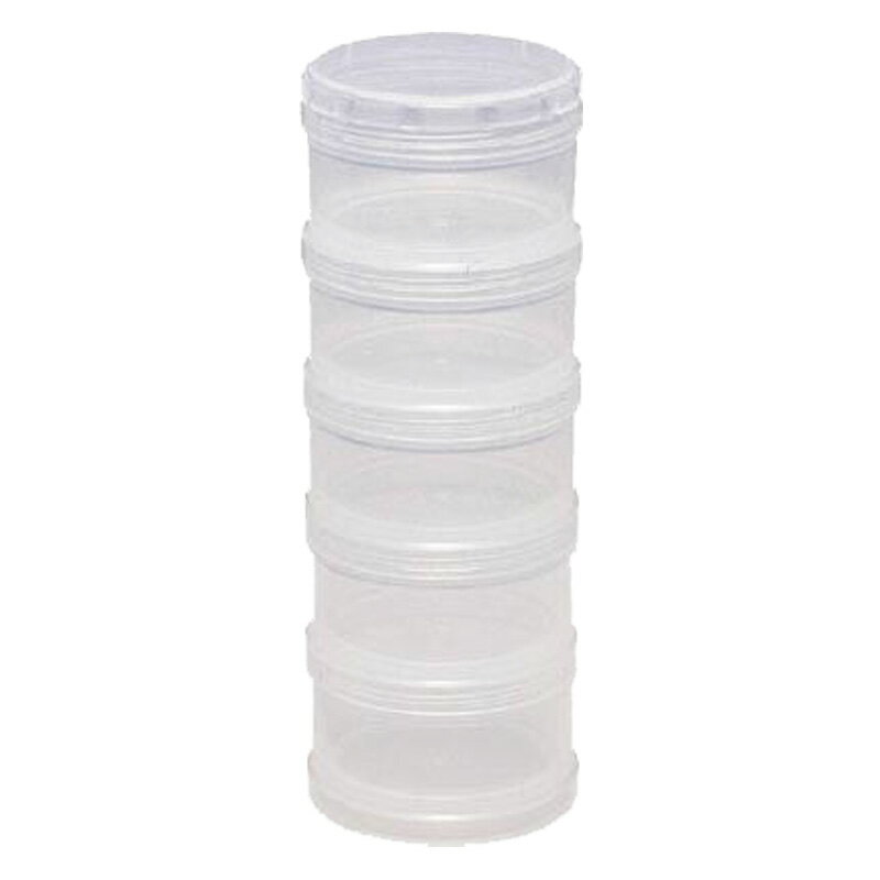 ■詳細：樹脂製のパーツケース。5段重ねが出来るパーツケースで、細かいパーツやロウ材などおの管理に便利です。サイズ：φ63x166