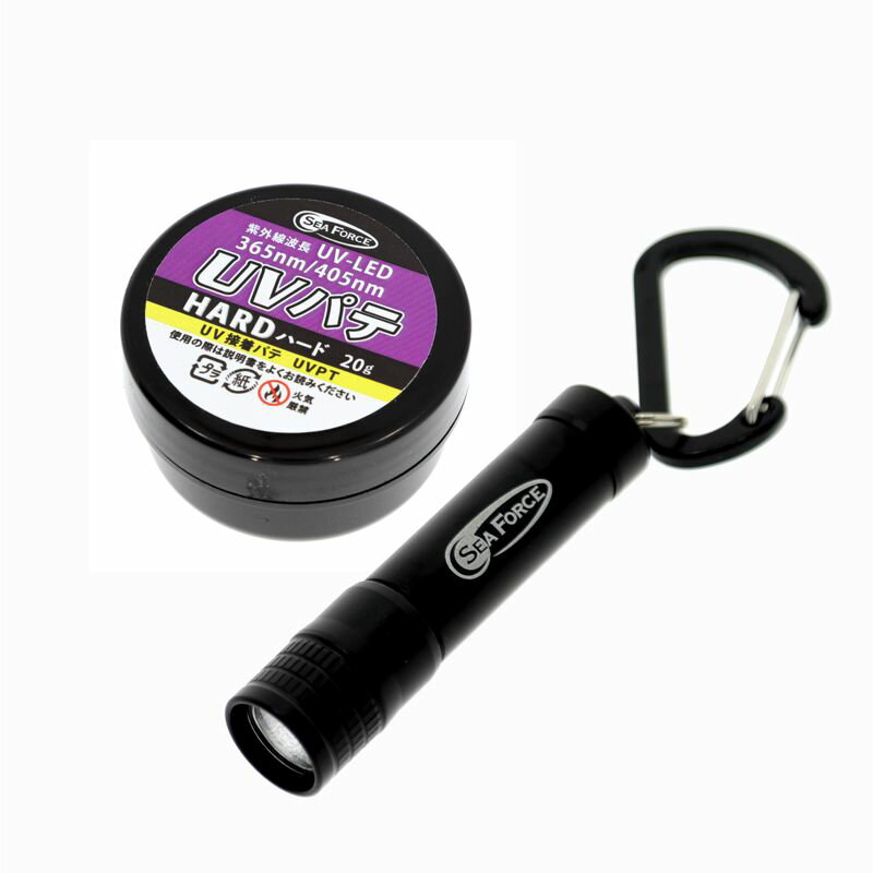 ■詳細：日本製のUV接着剤。 ガラス、金属、木、布、紙、プラスチック、セラミック等、ほぼすべての素材に対応！2〜3秒で接着できます。防水性があり、水中硬化も可能です。 UV波長：365nm 【接着が出来ない素材】 シリコン・フッ素・ジュラコ...