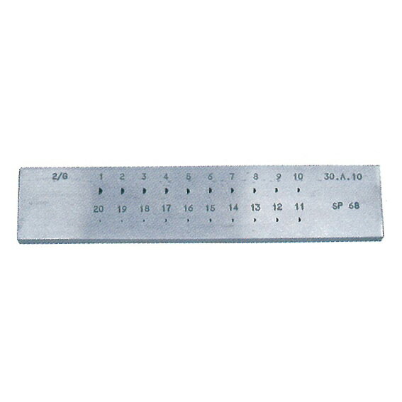 高品質な鋼材で作られた線引き盤1x0.5〜3x1.5 20穴