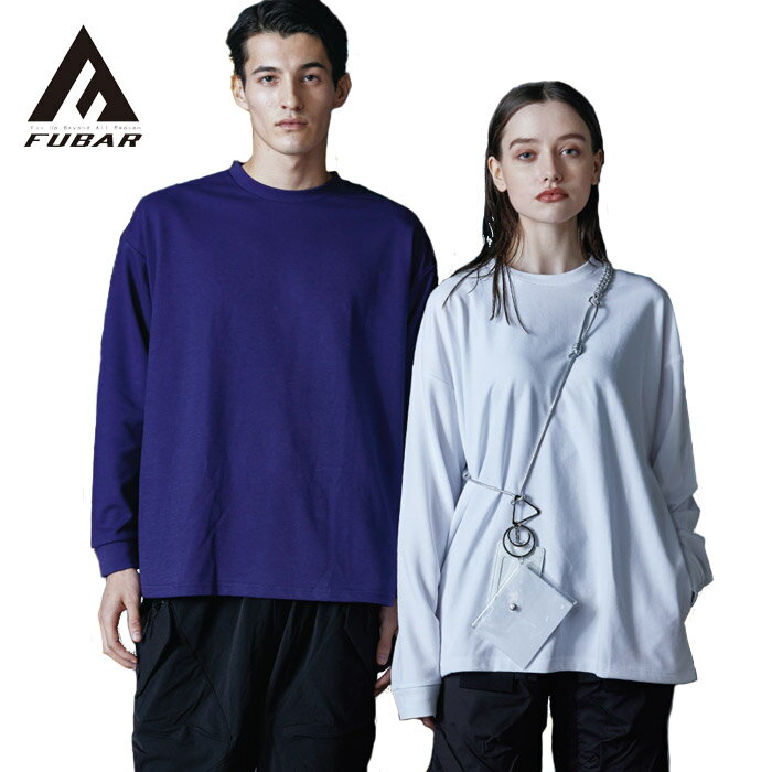 　 FUBAR(フーバー) オーバーサイズ ロングスリーブ クールTシャツ FB-701 　 商品説明 ドライで着心地がよく透けにくいハイブリッド仕様！ ドライで着心地がよく透けにくいハイブリッド仕様。 綿を外側に、接触冷感+吸汗速乾ポリエ...