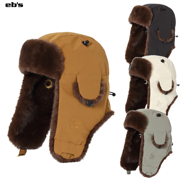 EB'S フライトキャップ FLIGHT CAP 4500418 定価：　￥5,990 （税抜き） スノーボーダーのためのアイデアが詰まったフライトキャップ オンスノーでも活躍してくれる撥水生地を使用 裏地はキルティング素材で暖かさをキープ...