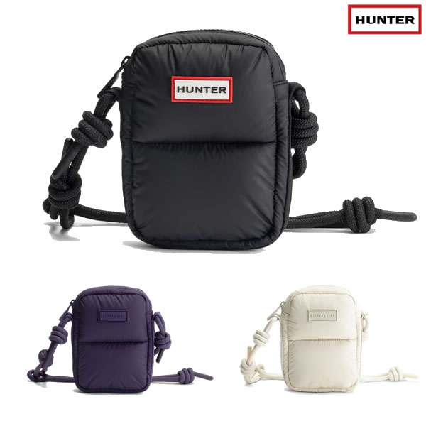 HUNTER フォンポーチ UBX5515KBM INTREPID EXTRA PUFFED PHONE POUCH 定価　￥9,000（税抜き） イントレピッド エクストラ パフド フォンポーチ イントレピッドバックシリーズはボリュームの...