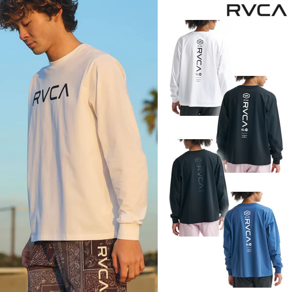 ■ゆうパケット対象品←※注意事項はコチラ ※代引き、日時指定はお受けできません。ポスト投函になります。 RVCA ラッシュガードTシャツ BG041855 STRAIGHT WAY LT 定価：　￥8,100 (税抜き) 吸水速乾性・UPF...