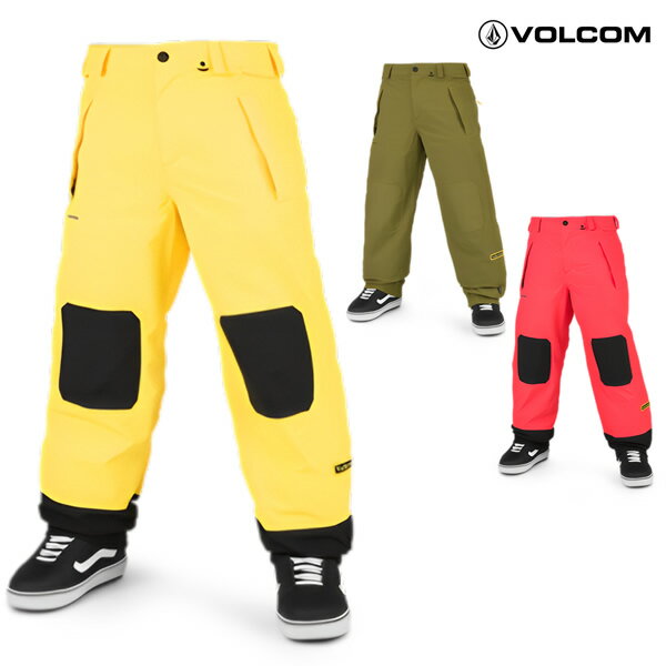 VOLCOM パンツ LONGO GORE-TEX PANTS G1352405 定価 :　￥53,000（税抜き） ゴアテックス2Lトレンドの裾ゴム仕様！ V-Science フルシームテープ エルゴフィット ZipTech 裾エラスティ...
