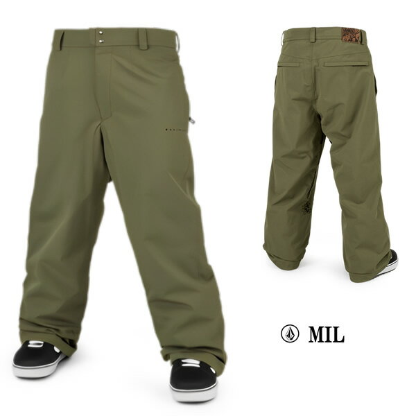 VOLCOM パンツ VLCMXDUSTBOX PANT G1352411 定価 :　￥36,000（税抜き） トレンドの裾ゴム＆ゆったりシルエット！ 10,000mm/10,000gm V-Science 重要な箇所にシームテープ エルゴ...