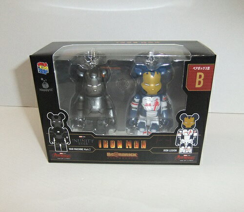 商品説明 タイトル 【未開封】MARVEL Infinity SAGA 『IRON MAN』 / Happyくじ「BE@RBRICK」 ペアボックス賞 B [WAR MACHINE Mark2] [IRON LEGION] メーカー サニー...
