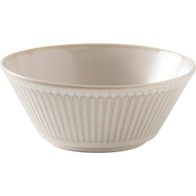 みのる陶器 美濃焼 Albee(アルビー) 130パックボウル ベージュサイズ:φ13.2×H5.2cm本体重量: 160g容量: 360ml素材・材質:磁器生産国:日本
