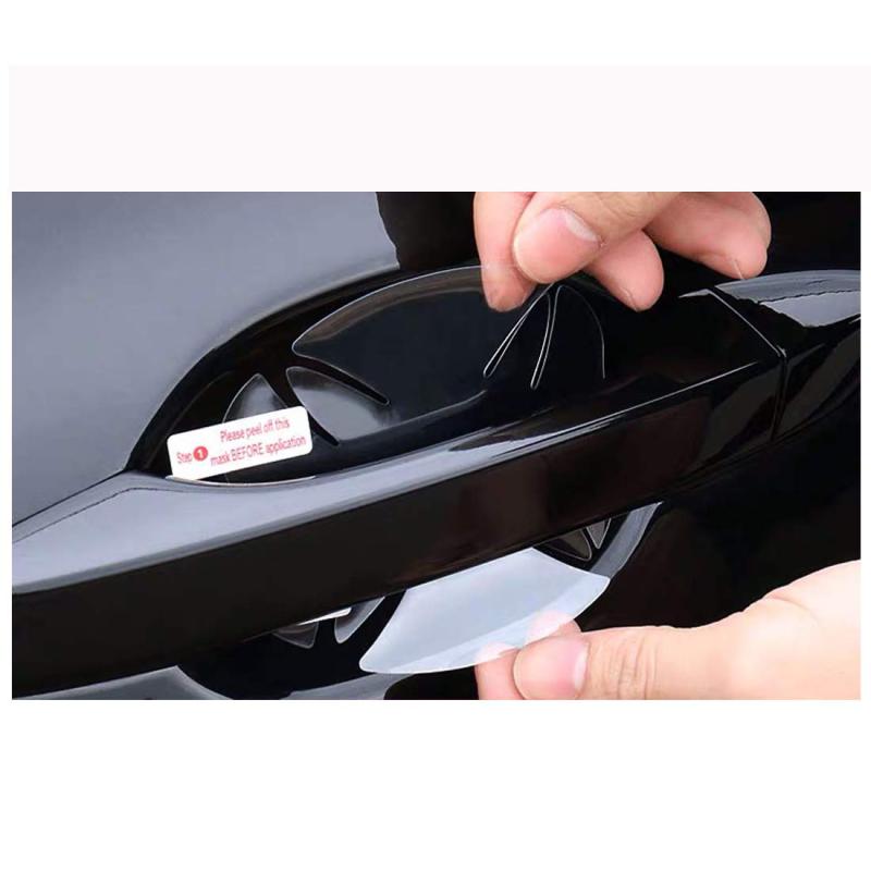 日産 セレナ2016-2018 日産 エクストレイル 2013-2019 日産 ノート 2012-2018 用ドア ハンドルカバー ドアハンドルプロテクター ドアノブ引っかき傷保護フィルム5pcs適合車種:日産 セレナ2016-2018 日...