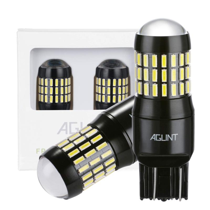 AGLINT T20 シングル球 LED バックランプ 爆光 66連 後退灯 リアフォグランプ バックライト 7440 7443 W21W 車検対応 無極性 2個セット 白【超高輝度】：2個T20 LED電球、各球根は66個の超高輝度401...