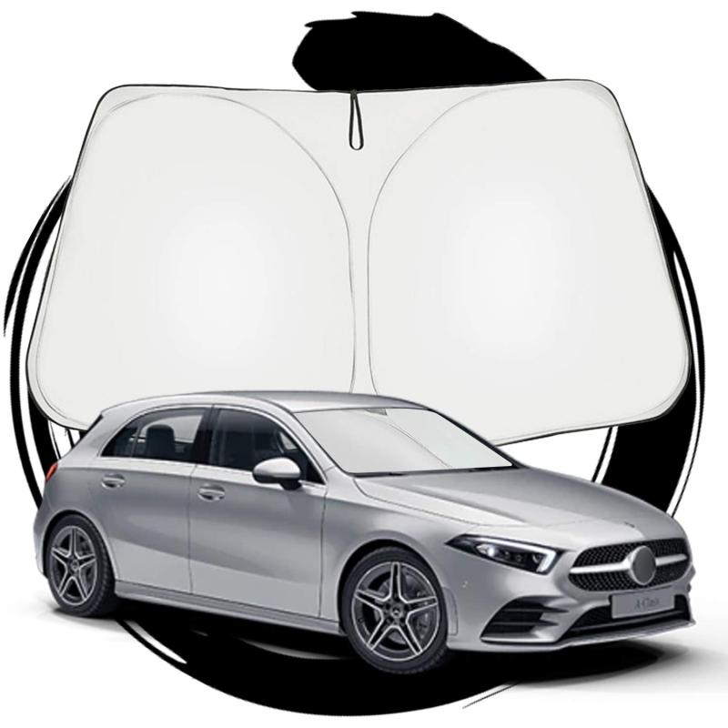 【RUIYA】 ベンツ Benz 専用 サンシェード フロントガラス用 折り畳み式 収納袋付け 遮光 断熱 簡単着脱【適用車種】【特徴】日よけ対策、紫外線カット、車内熱度軽減、内装劣化防止、プライベート空間、耐久性よし、収納便利、取り付け簡...