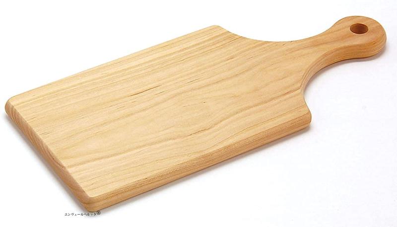 適度な硬さで刃あたりが良い 桜のミニカッティングボード 大 15×33×高さ1.5cm 日本製 貴重な国産桜材 扱いやすく 耐久性よい そのままテーブルに出してもお洒落 エンヴェールヘルック(R)【貴重な国産桜材を使用したカッティングボード...