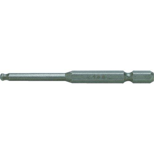 TRUSCO(トラスコ) ボールポイント六角ビット 85L 5.0mm THBA50 × 10本 【ケース販売】全長(mm):85対辺(mm):5.0硬さ:Hシャンク径:6.35mm刃先:マグネット入り