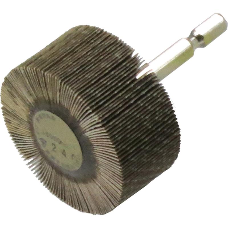 ヤナセ インパクト用 軸付フラップホイール 【6.35mm軸】 φ50×25×6.35 A#240 HUFN5010インパクトドライバーや電気ドリルなどの先端パーツ目詰まりしにくい。スタンダードタイプ。弾力性があり、加工物にぴったりフィット...