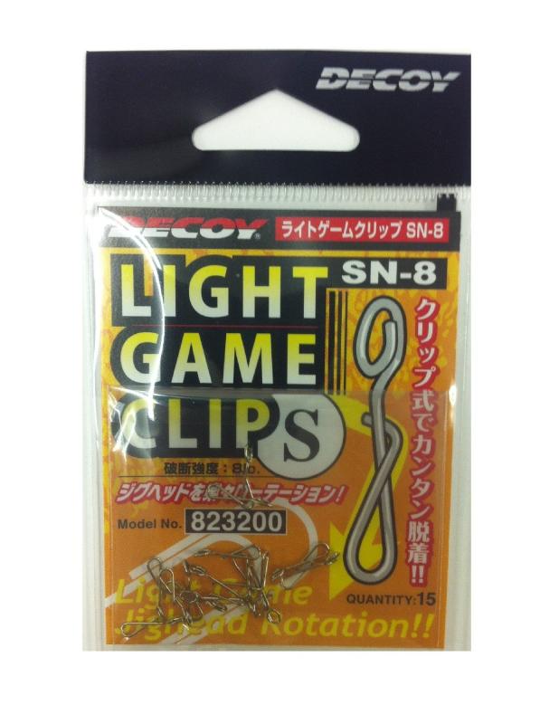 カツイチ(KATSUICHI)ライトゲームクリップ SN-8 S入数：15本強度：約4kgf（8.8lb）