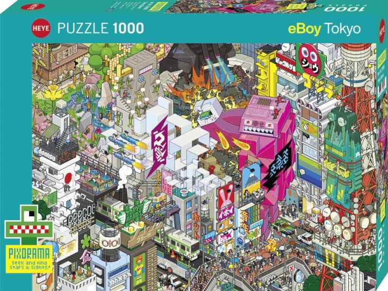 Tokyo Quest Puzzle 1000 Teileピース数 : 1000ピース完成サイズ : 50 x 70 cm対応フレーム : F1020Made in Germany