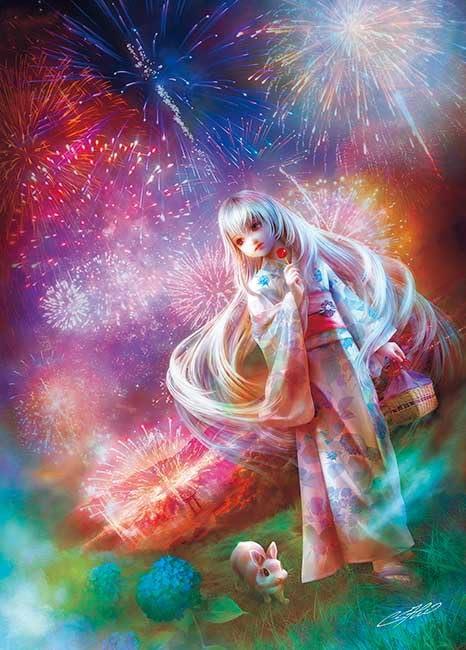 アップルワン(APPLEONE) 500-293 追想華 (ついそうか) 500ピース ジグソーパズル 日本製 53×38cm SHUSHUは幻想的な世界観と鮮やかな色彩で知られるデジタルアーティスト。 「不思議の国のアリス」をモチーフにし...