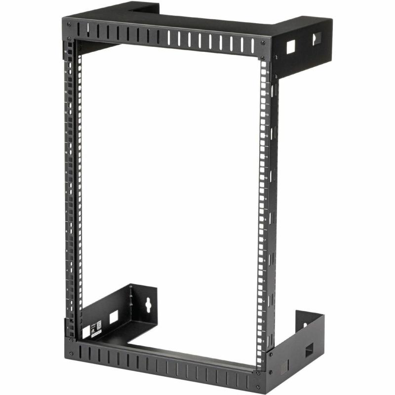 StarTech.com 15U ウォールマウント19インチサーバーラック 2ポストオープンフレーム/壁掛け式 奥行き12インチ RK15WALLO2ポスト15U壁掛け式ネットワークラック：EIA/ECA-310準拠。奥行き30.3cmで、...