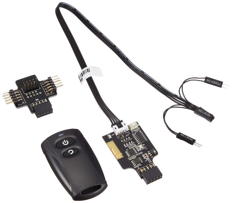 Silver Stone SilverStone 2.4GHzワイヤレス POWER/Resetリモートスイッチ 内部USB9ピンヘッダ接続 SST-ES02-USB2.4GHz RFリモートにより、お部屋のどこからでもコンピューターを制御...