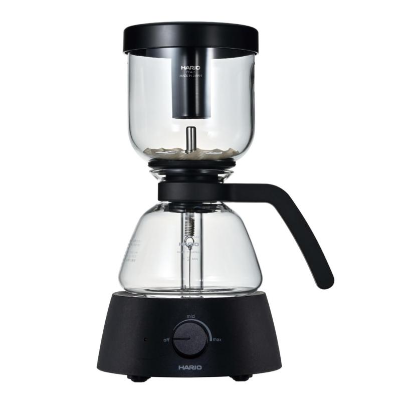 HARIO(ハリオ) Electric Coffee Syphon 3杯用 実用容量360mL ブラック 電気式 サイフォン コンパクト HARIO Glass ECA-3-B火を使わずに使える電気式のサイフォンコーヒーメーカー。設置スペー...