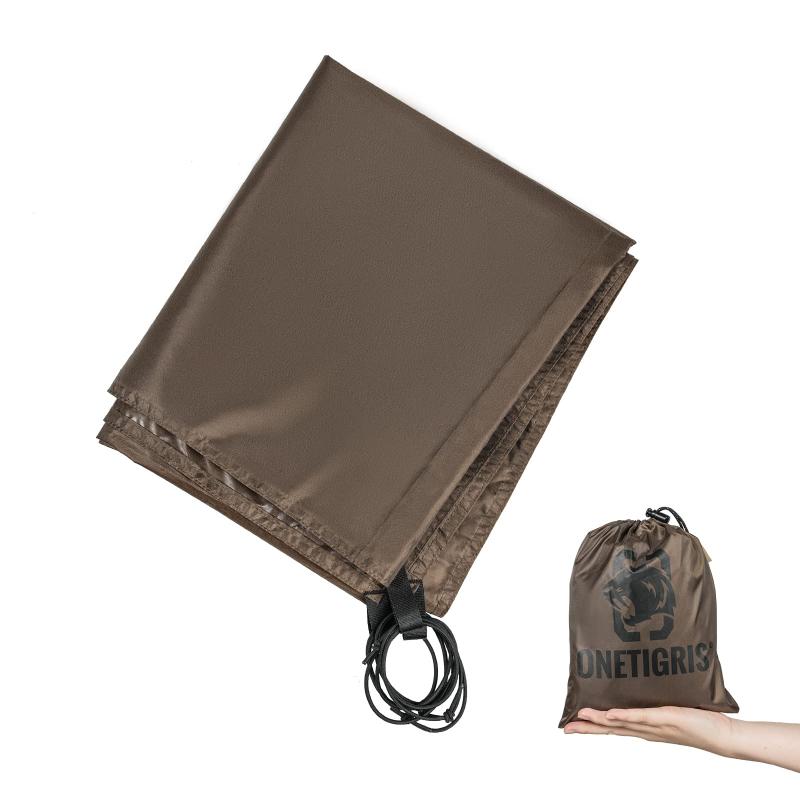 OneTigris テントシート キャンプグランドシート STELLA/COSMITTO/SCAENAテントに対応 耐摩耗 耐水圧2000mm PUコーティング 汚れ防止 使用簡単 収納袋付き 200*120cm【OneTigris自立型テ...