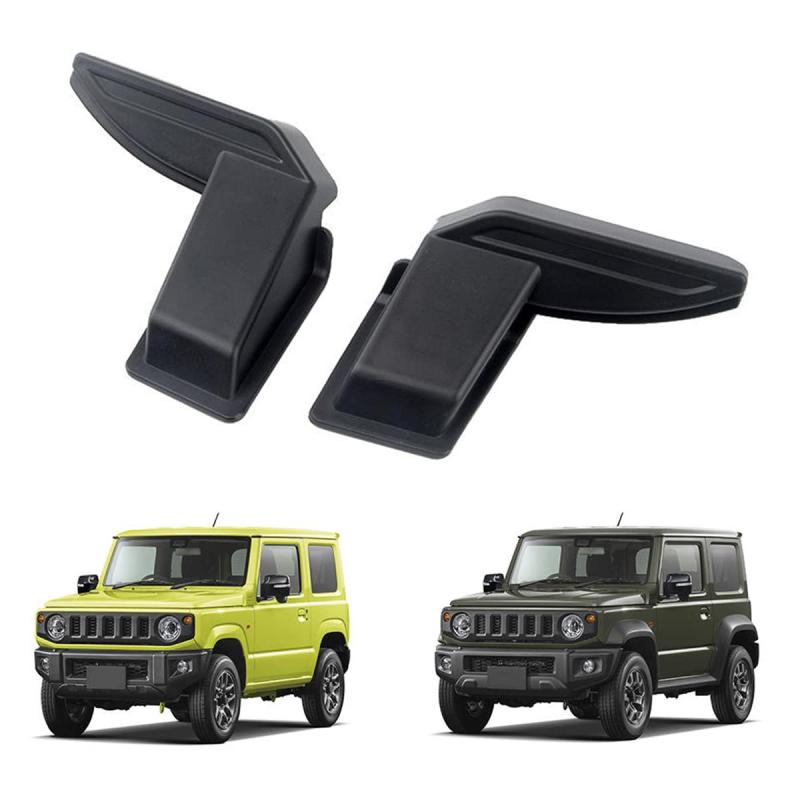 Temiry 新型ジムニー用 リアデフォッガーカバー jb64W 防水 JB74W 専用 リアデフォッガーカバー 撥水 汚れに強い 後部座席 リアデフォッガーカバー 滑り止め ABS製 耐久性 取付簡単 ブラック【両面テープ貼付】強力な両面...