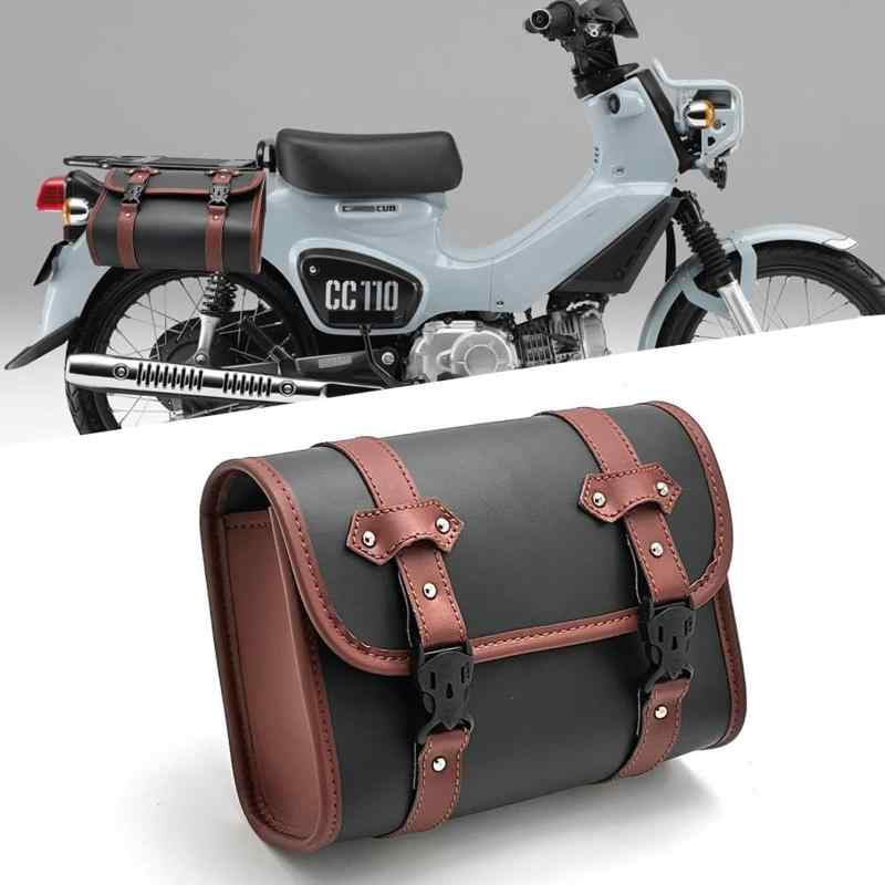 MAORANG FOR クロスカブ110 CC110オートバイフロントフォークサドルバッグサイドツールバッグ荷物サドルバッグポーチPUレザー用条件：100％新品▶素材：PUレザー▶色：写真が示したように▶サイズ：写真が示したとおり▶車両への...