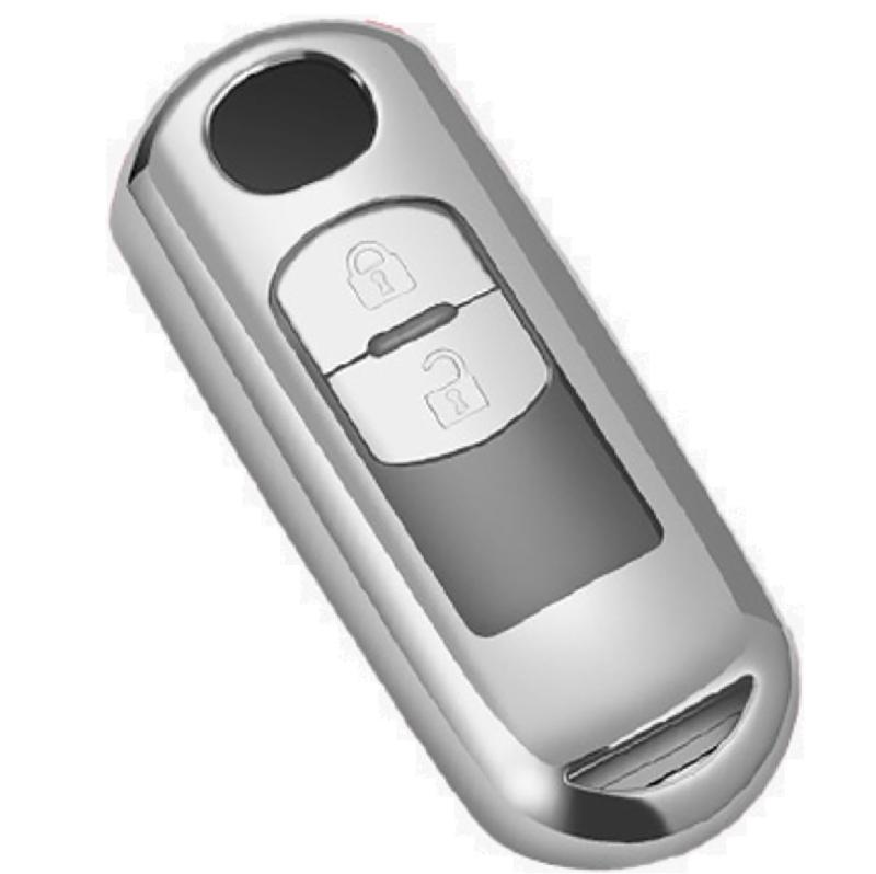 [VERISSY] スマート キー ケース マツダ MAZDA スマートキーカバー CX-5 CX-3 CX-8 デミオ アクセラ アテンザ ロードスター【適応車種】（お使いの鍵の形状をご確認ください） デミオ アクセラ アテンザ ロードス...