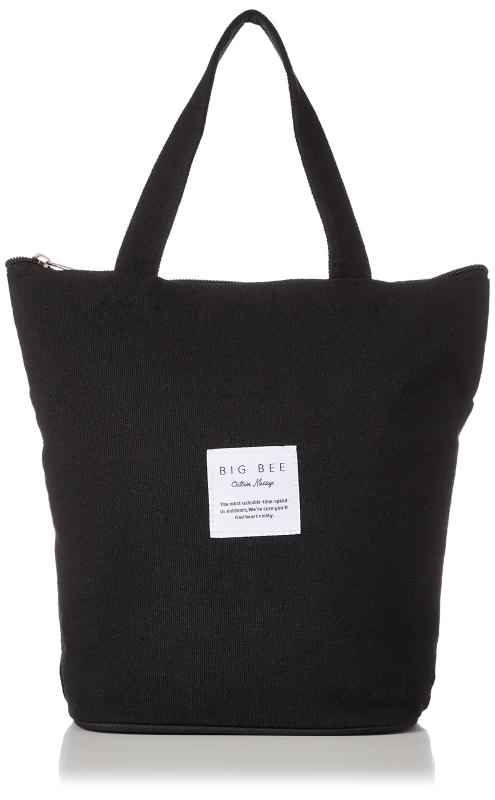 オカトー BigBee ランチバッグ(縦型) シックブラック 36×14×19cm