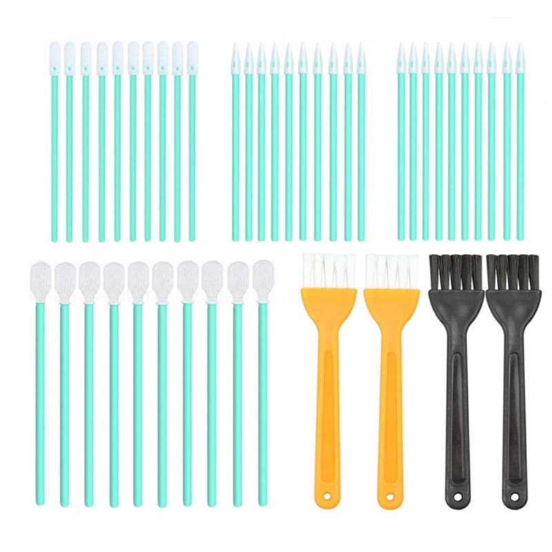 SHULLIN 44点セット 工業用綿棒 スポンジ綿棒 静電気防止綿棒 長い綿棒 クリーニングブラシ 除電ブラシ ナイロンマルチユースブラシ 静電気防止 除電ブラシ 埃 掃除 ブラシ 隙間ブラシ 掃除ブ【機能】手の届きにくい場所やその他の衛...