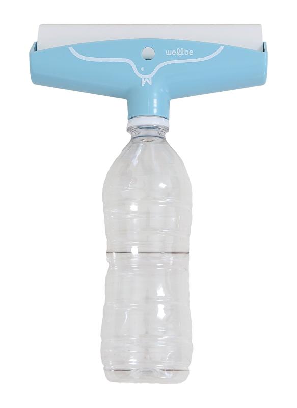 ウェルビー ペットボトルDE ワイパー けつろトリ ブルー WE-10185商品サイズ:W182mm×H82×D41mm、ヘラ部分W174mm原産国:日本