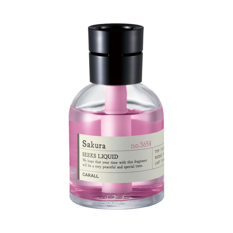 CARALL(カーオール) 晴香堂 車用 芳香剤 シークス リキッド サクラ 160ml 3654こだわりの香りと過ごす特別な時間優しく落ち着きのあるシンプルなデザインと共に特別な車内空間を演出する個性豊かな香りのラインアップ。ドリンクホル...