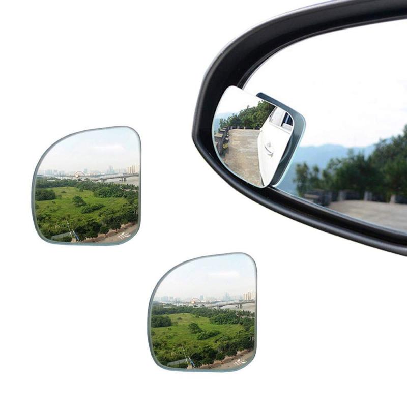 MIFO 車 ドアミラー用 死角 補助ミラー ブラインドスポットミラー 角度調整可能 バックミラー サイドミラー 補助ミラー扇型 CMR360S個数：2個セットサイズ：約4.9cm*4.9cm扇型
