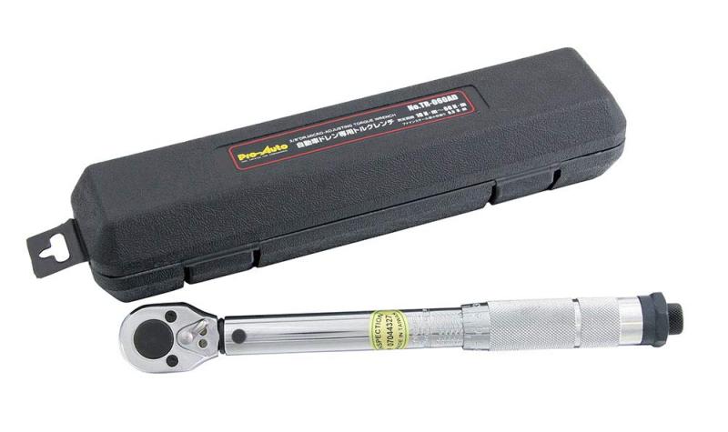 Pro-Auto トルクレンチ TR-060AD差込角:3/8"(9.5mm)締付トルク:40N・m用途:ドレンプラグ全長:285mm重量:0.7kg
