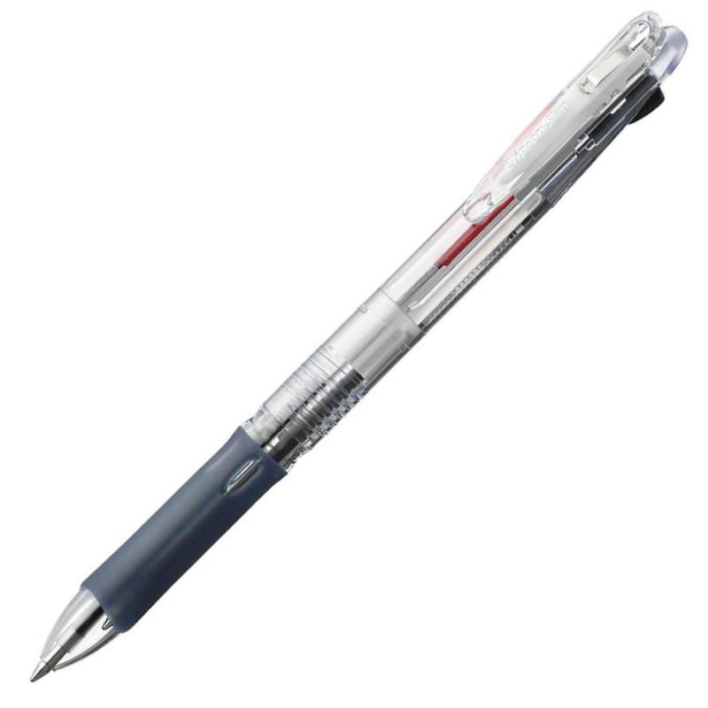 ゼブラ 2色油性ボールペン クリップオン スリム2C P-B2A5-C 透明全長14.31cm【2色油性ボールペン】黒・赤【重量】9.7g【インク】油性染料【ボールペン替芯】SK-0.7芯【クリップ部】折れにくいバインダークリップ(可動式ク...