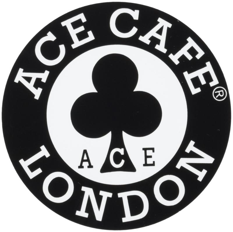 ACE CAFÉ LONDON ステッカー『ACE CAFE LONDONデカール』 丸80 ACE-N001DEサイズ:80mm