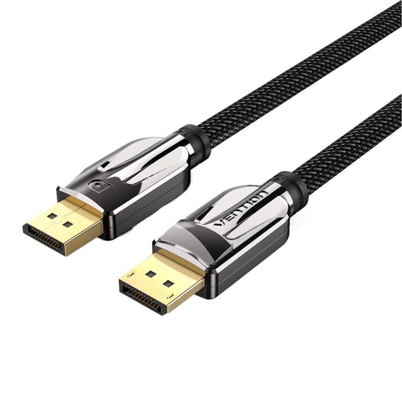VENTION Displayport ケーブル DP 1.4 8K UHD 32-bit 32.4Gbps 240Hz対応VENTION Displayportケーブル オス - オス DP 1.4 8K UHD 3D 32-bit/15...