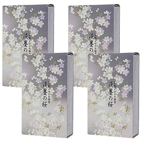 日本香堂(Nippon Kodo) 【セット品】宇野千代のお線香 淡墨の桜 バラ詰 (4個)商品サイズ : 約幅94mm × 奥行34mm × 高さ162mmお香のサイズ : 約140mm燃焼時間 : 約25分（立てた場合）1箱あたり内容量...
