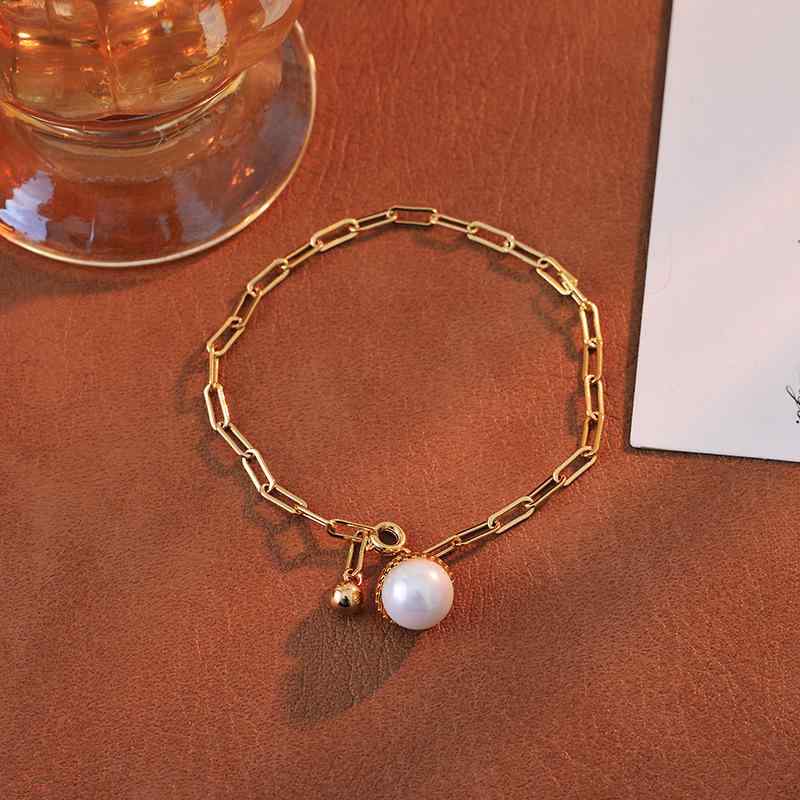 ・素材: 銅・加工技術: 電気メッキ・スタイル: レディース・カラー: ゴールド・人気要素: 丸玉・テイスト: 高級感・スタイル分類: ファッション通勤・カテゴリ: ブレスレット・対象: 女性・人気要素分類: 幾何学